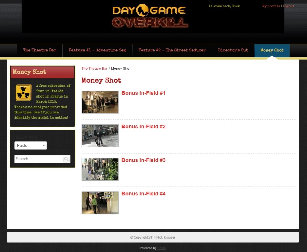 Daygame Overkill – The Money Shot | Krauser PUA